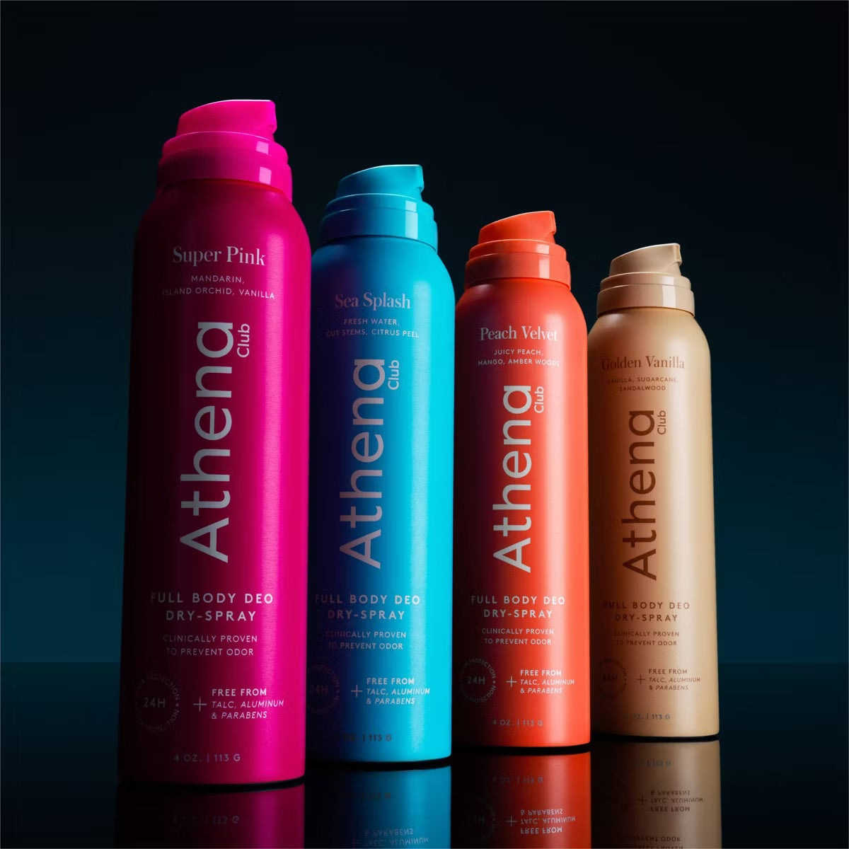 Athena Club – Dry Touch Deo Body Spray (4 oz) – The Beauty Gap
